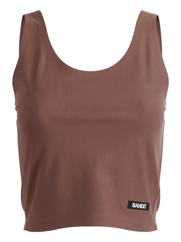 BANDIT Adapto™ Compression Scoop Neck Tank - Cacao