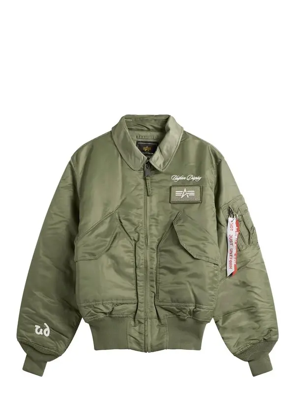 Alpha Industries X Uniform Display Cwu-45 Bomber Jacket - Green