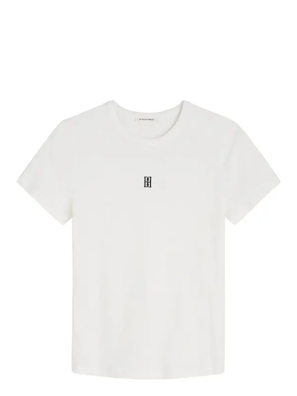 BY MALENE BIRGER Alicia Organic Cotton T-shirt - Soft White