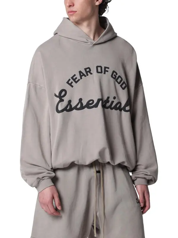 Fear Of God 90s Faded Seal Cotton Fleece Sweatshirt - Grey