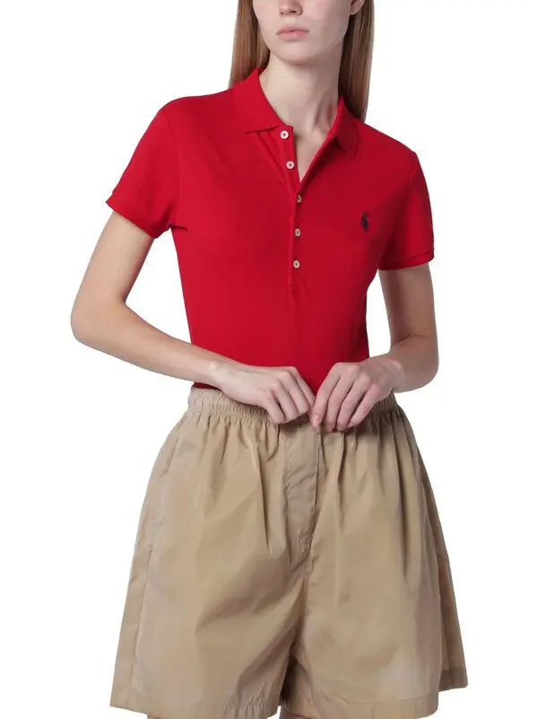 Polo Ralph Lauren Slim Fit Cotton Piqué Polo Shirt - Red
