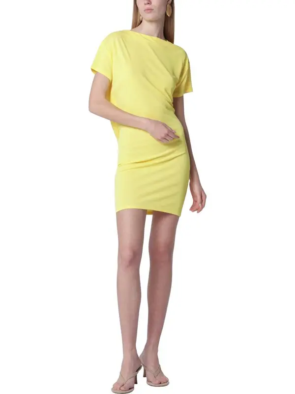 Jacquemus Mistral Viscose Jersey Dress - Yellow