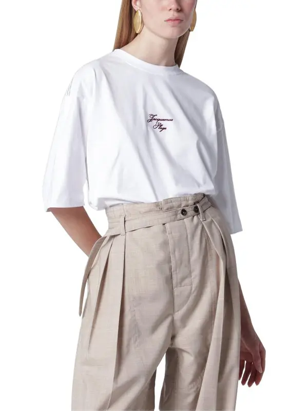 Jacquemus Bateau Cotton T-shirt - White