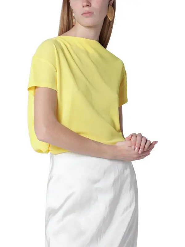 Jacquemus Mistral Top In Viscose Blend - Yellow