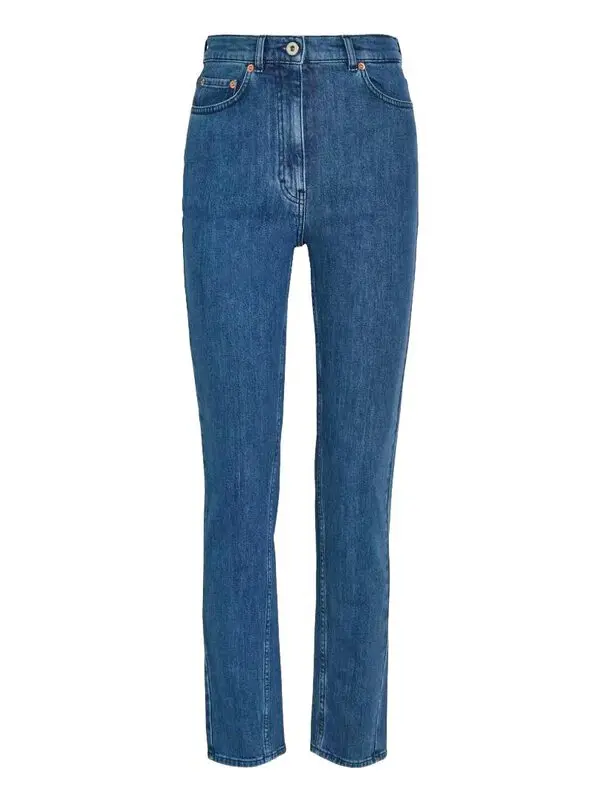 Another Tomorrow Button-fastening Jeans - Blue