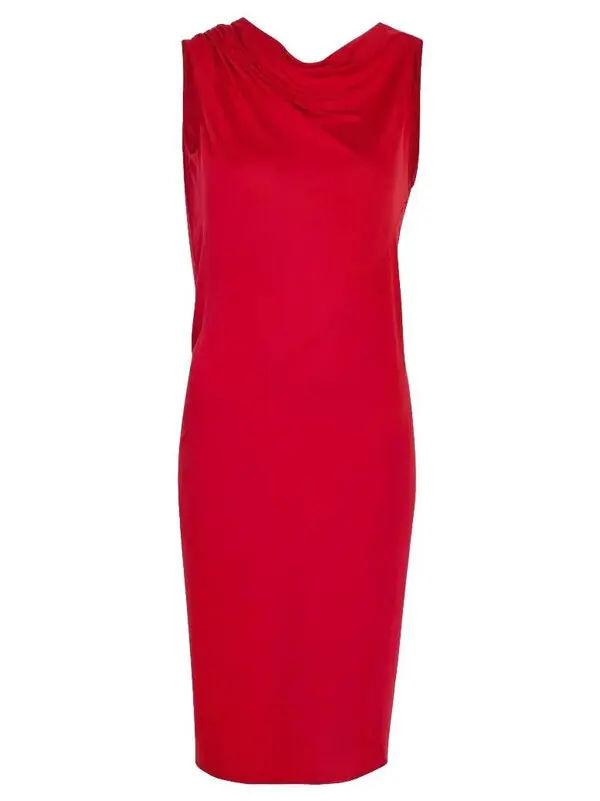 Rick Owens Draped Sleeveless Dress - Red