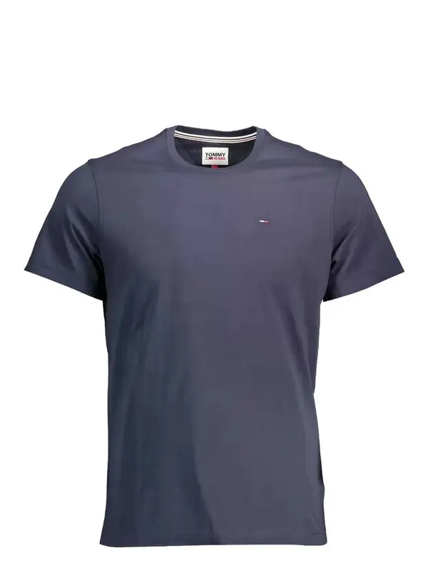Tommy Hilfiger Logo-embroidered T-shirt - Blue