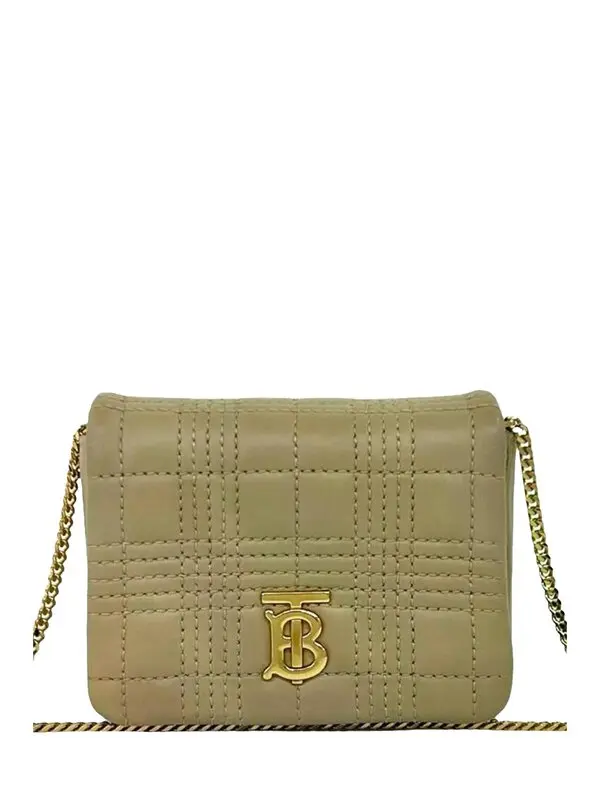 Burberry Quilted Lambskin Lola Crossbody Bag - Neutrals