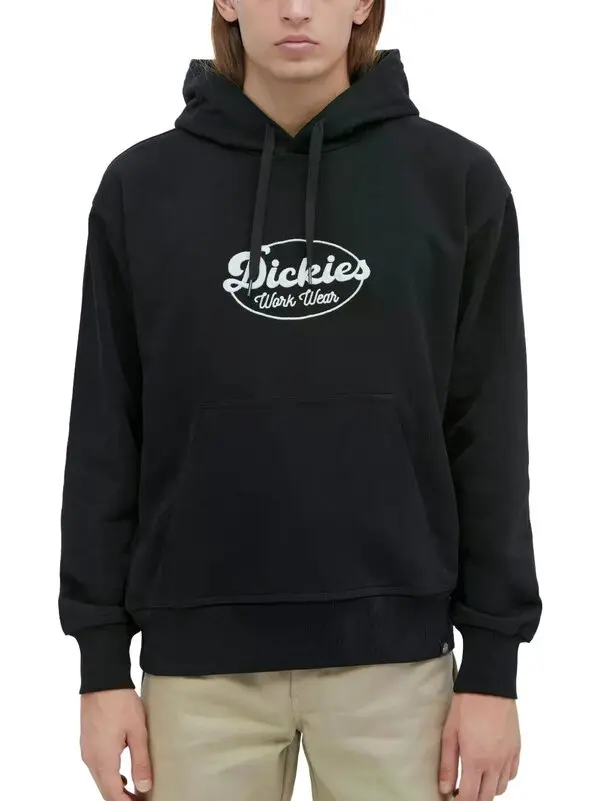 Dickies Logo Detail Hooded Sweatshirt - Black