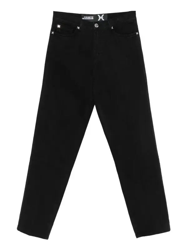 John Richmond Logo Plaque Jeans - Black