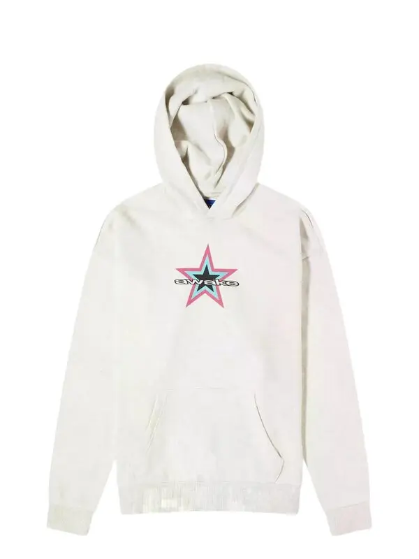 AWAKE NY Star Logo Hoodie - Neutrals