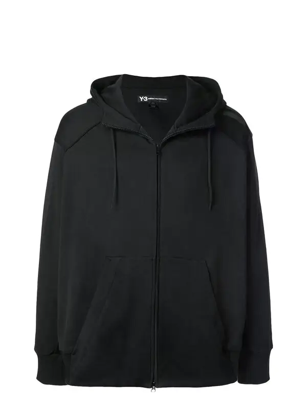 Y3 Yohji Skull Zipped Hoodie - Black
