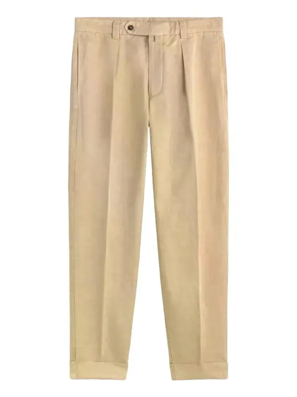 LES HÉRITIERS Bellver Pleated Trousers - Neutrals
