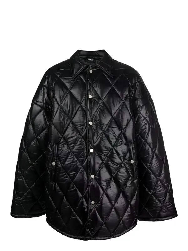 EGONLAB Diamond Quilted Jacket - Black