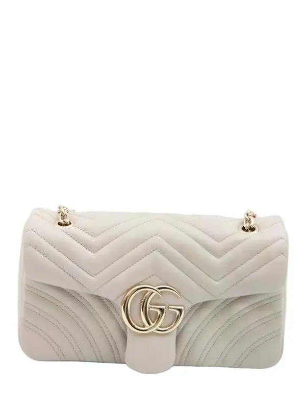 Gucci Gg Marmont Small Shoulder Bag - Grey