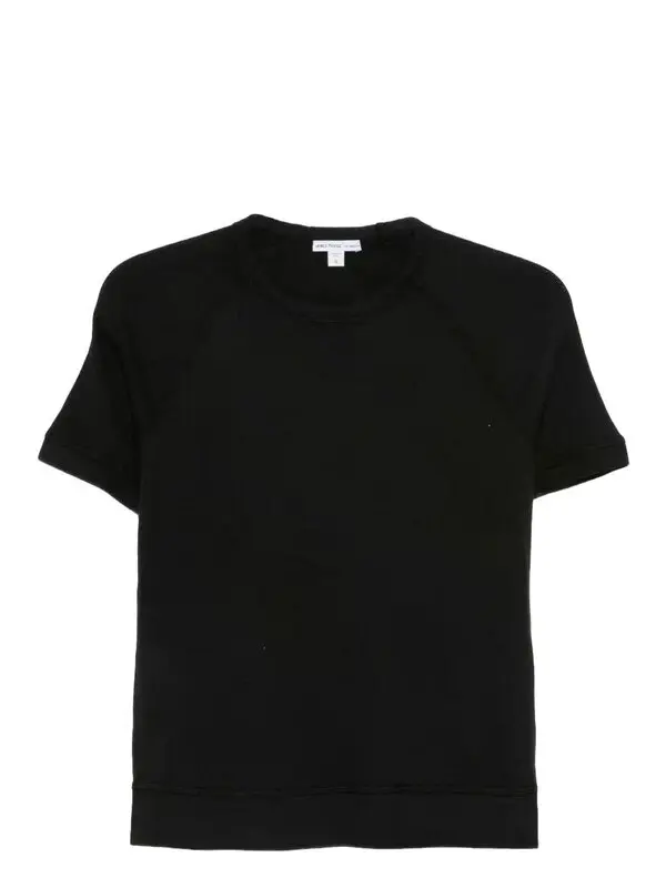 JAMES PERSE Jersey Raglan Sleeve Top - Black