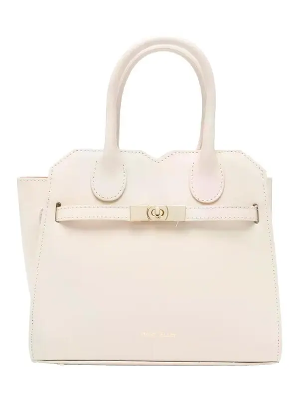 MARC ELLIS Antilia S Twist-lock Tote Bag - Neutrals