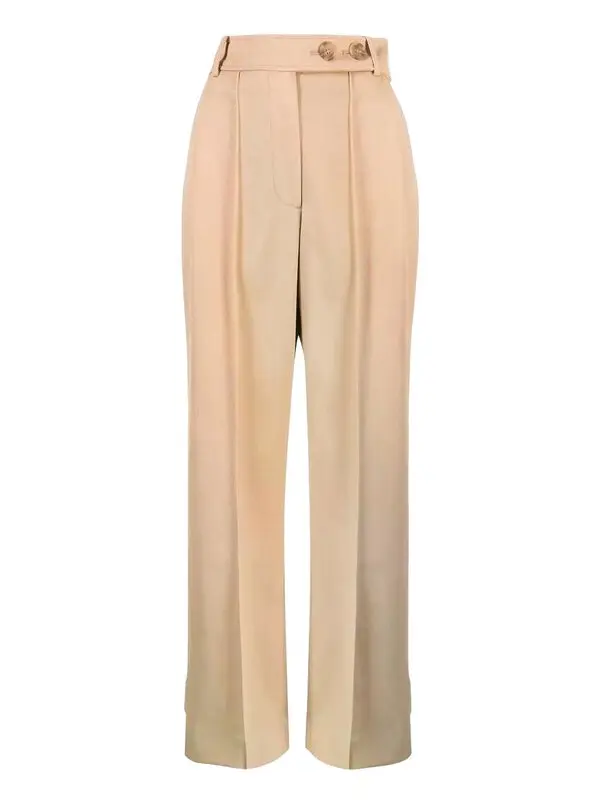 REJINA PYO Nikita Wide-leg Tailored Trousers - Brown