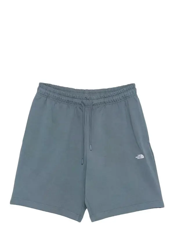 The North Face Logo Embroidered Drawstring Shorts - Blue