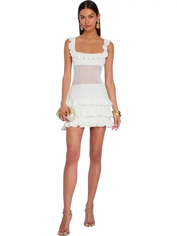 Retrofete Costera Mini Dress - White