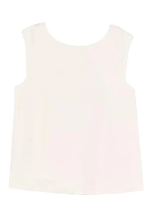 SUSANNE BOMMER Sleeveless A-line Top - Neutrals