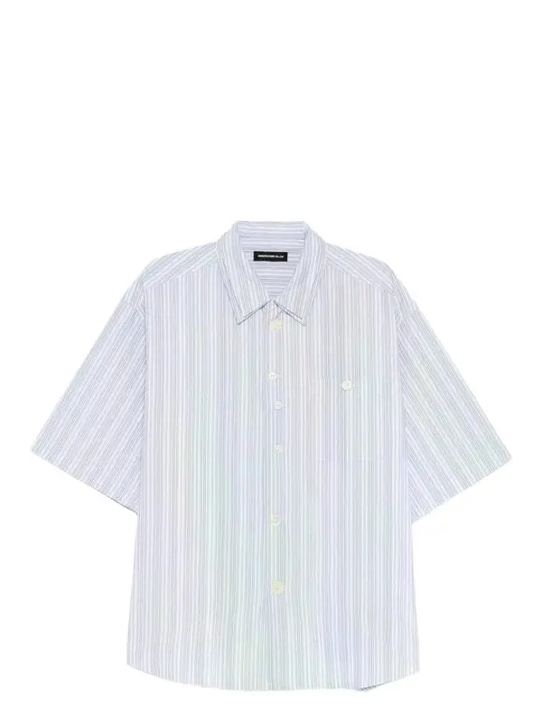 Undercover Striped Short-sleeve Shirt - White