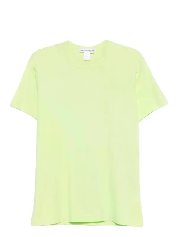 Comme Des Garçons Logo-print Crew-neck T-shirt - Green