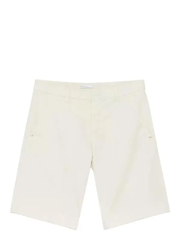 ENTRE AMIS Danubio Pressed-crease Shorts - Neutrals