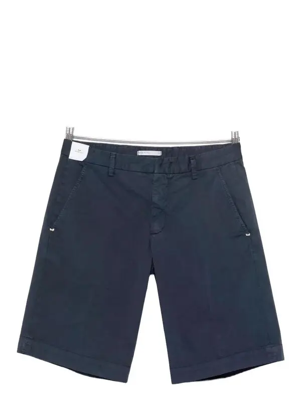 ENTRE AMIS Danubio Belt-loop Shorts - Blue