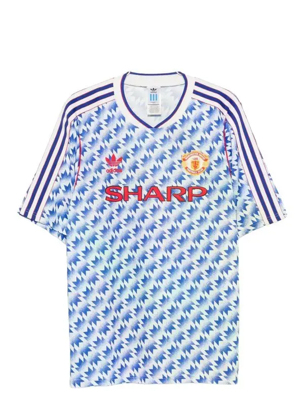 Adidas Zigzag-print T-shirt - White