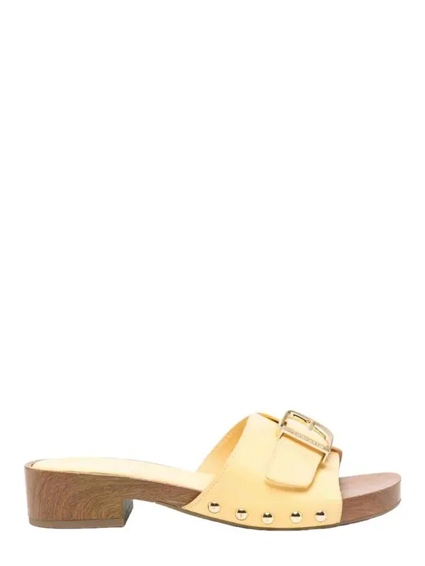 TAMARIS Buckle Detail Studded Slip-on Sandals - Neutrals