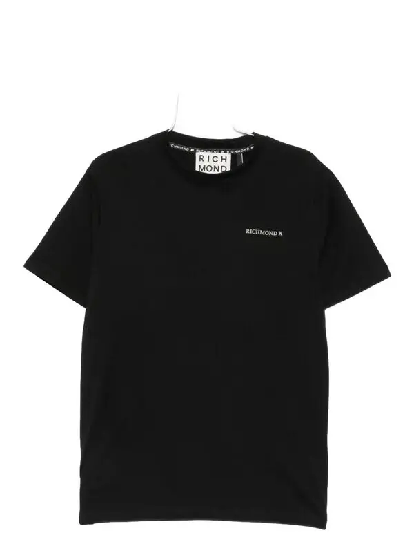 John Richmond Logo-detail T-shirt - Black