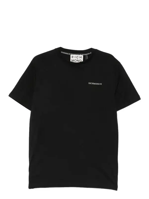 John Richmond Logo-detail T-shirt - Black