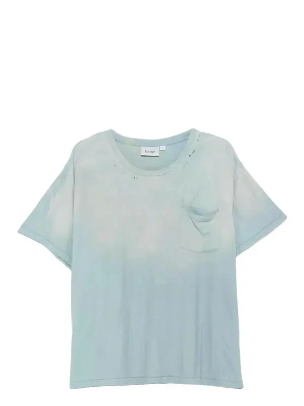 FOUND Distressed Pocket T-shirt - Blue