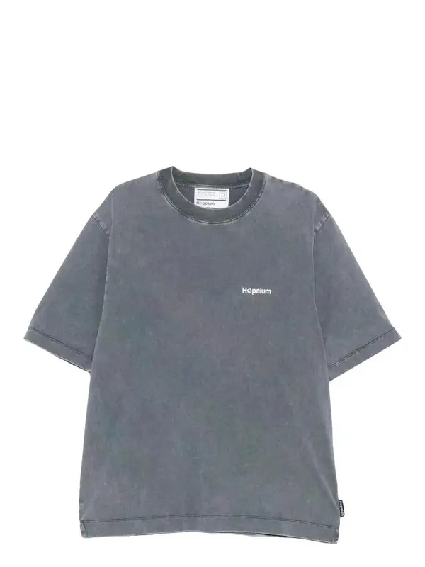 HOPEIUM Graphic-print Logo-print T-shirt - Grey