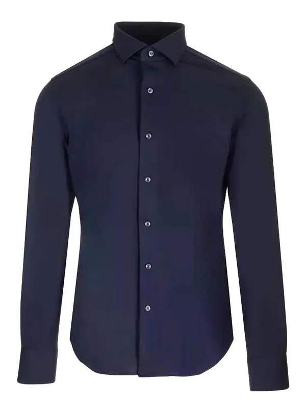 AL DUCA D’AOSTA 1902 Slim-fit Jersey Shirt - Blue