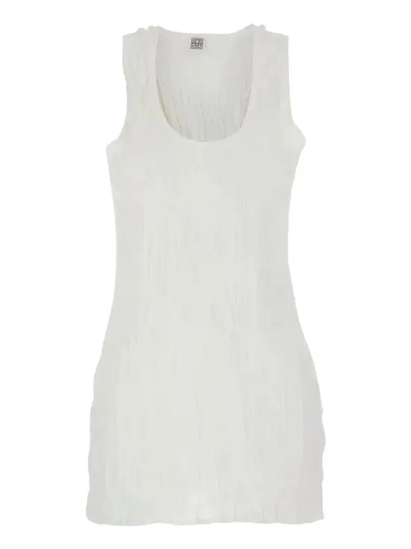 TOTEME Crinkled Tank Top - White