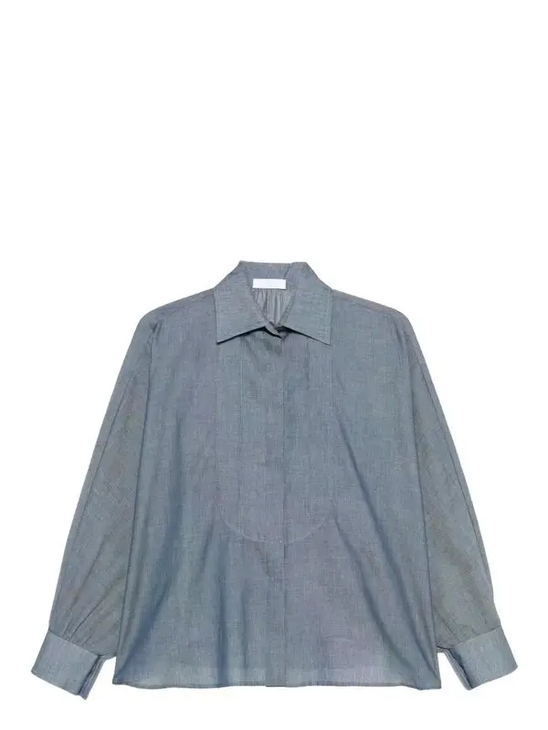 Fedeli Serra Cotton Shirt - Blue