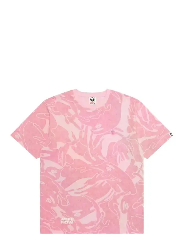 AAPE BY *A BATHING APE Camo-print T-shirt - Pink