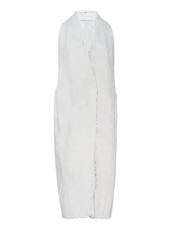 Rick Owens Cyclops Long Gilet - White