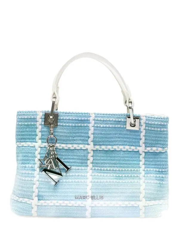 MARC ELLIS Krissy Woven Shoulder Bag - Blue