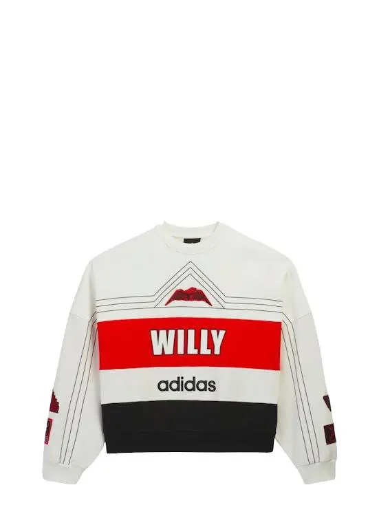 Adidas X Willy Chavarria Graphic Sweatshirt - Off White