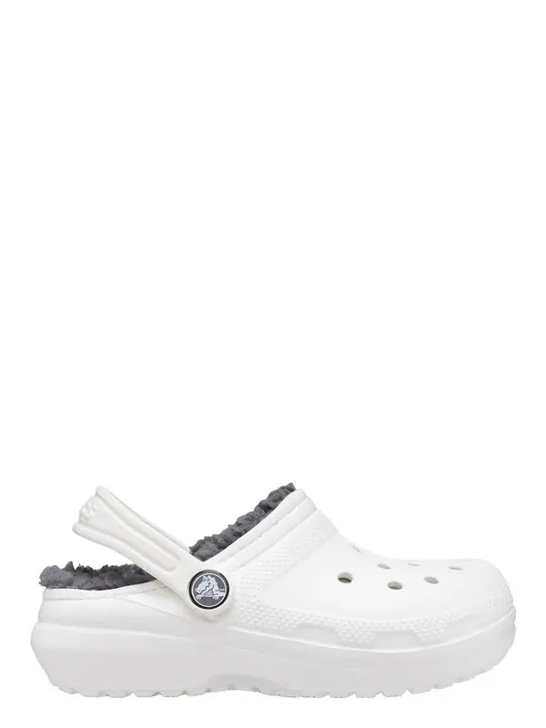 CROCS Classic Lined Clog - White/grey