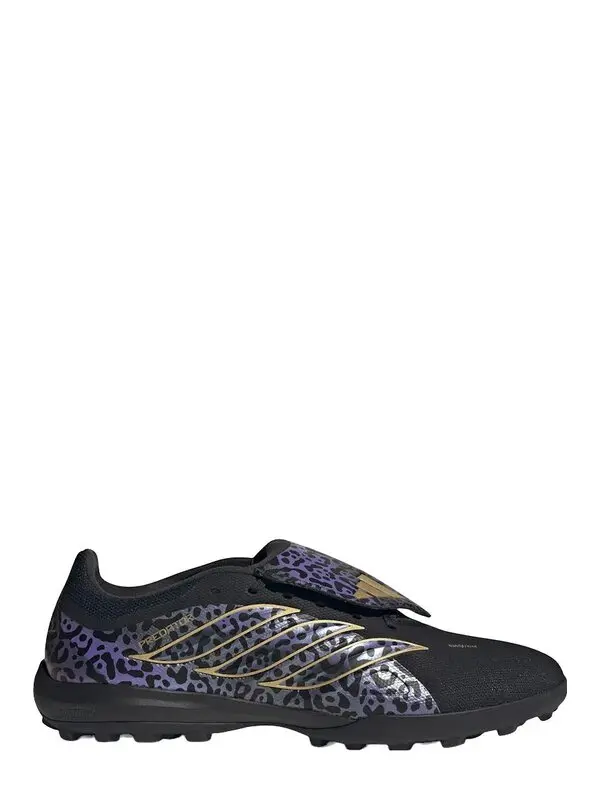 Adidas Predator League Foldover Tongue Turf Shoes - Core Black/gold Metallic