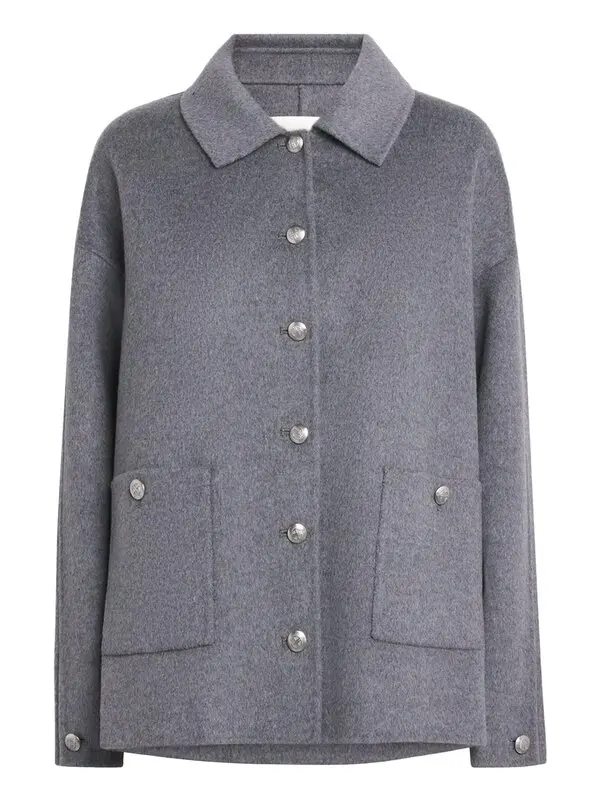 ANINE BING Luca Wool-cashmere Jacket - Grey