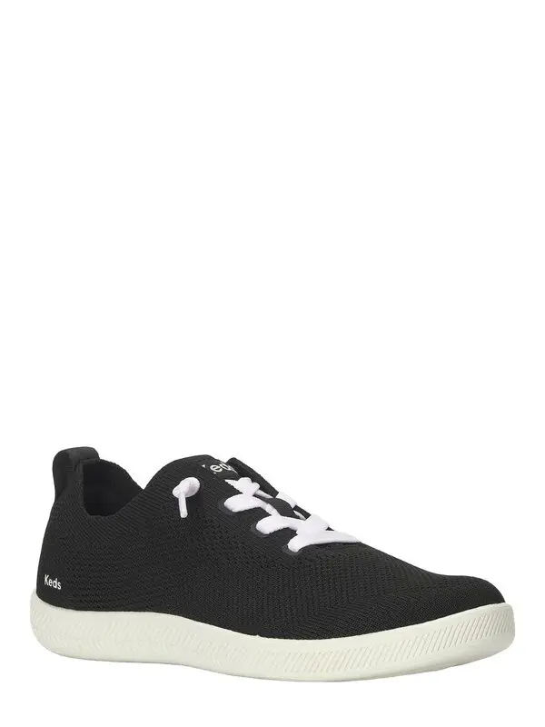 Keds® Bliss Lace-up Sneaker - Black/white