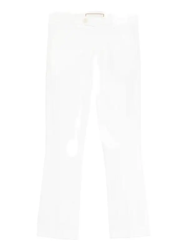 BONHEUR Capri Cropped Trousers - White