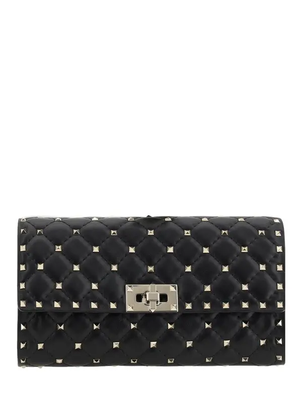 Valentino Garavani Quilted Studded Bag - Black