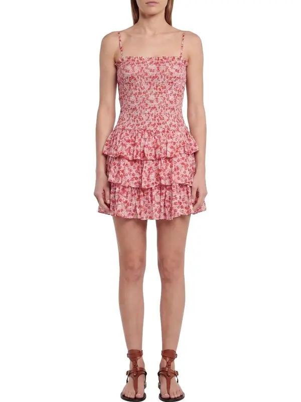 Isabel Marant Étoile Elodie Mini Dress - Red