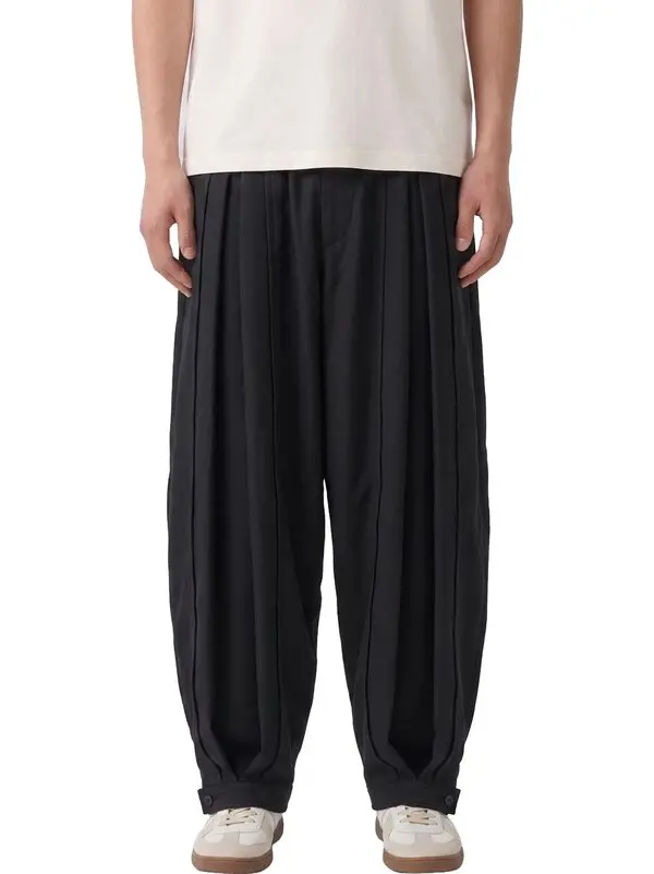 Comme Des Garçons Tailored Pleated Trousers - Black